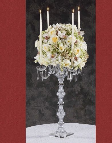 ITEM NO CS217.RENT 30" HIGH CRYSTAL CANDELABRA WITH 7" BASE / CS217 ...