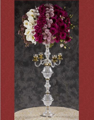 ITEM NO CS225.RENT 45" HIGH CRYSTAL CANDELABRA WITH 10" BASE / CS225 ...